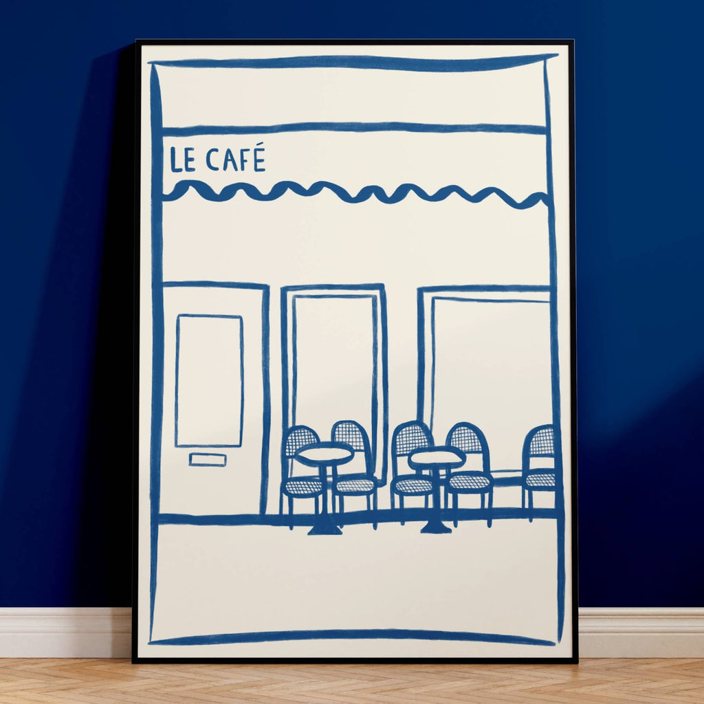 Le French Cafe Print: A4
