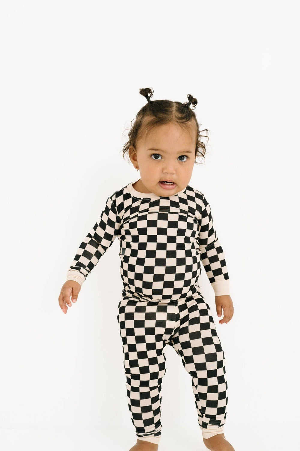 Checkerboard Bamboo Set