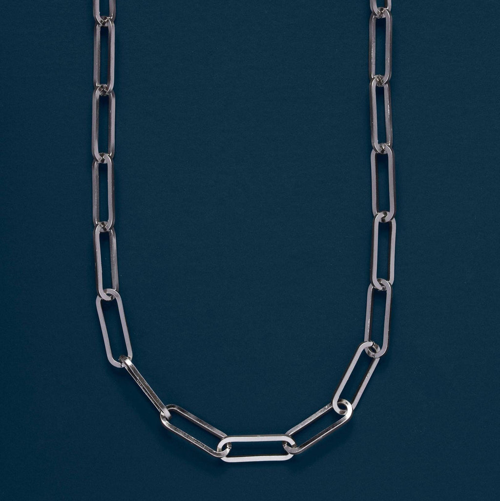 Clip Style Cable Link Necklace for Men