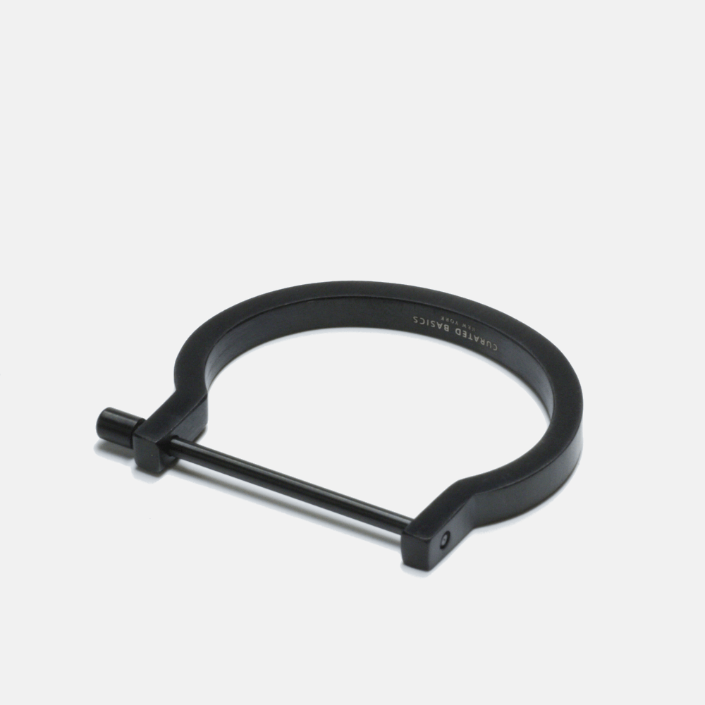 Black Screw Cuff: 8"