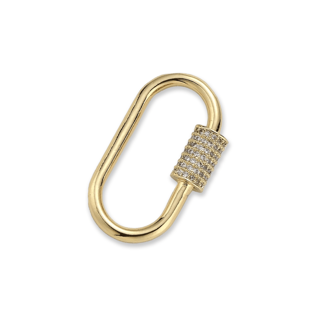 Oval Charm Connector