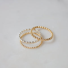 Beaded Dot Ring